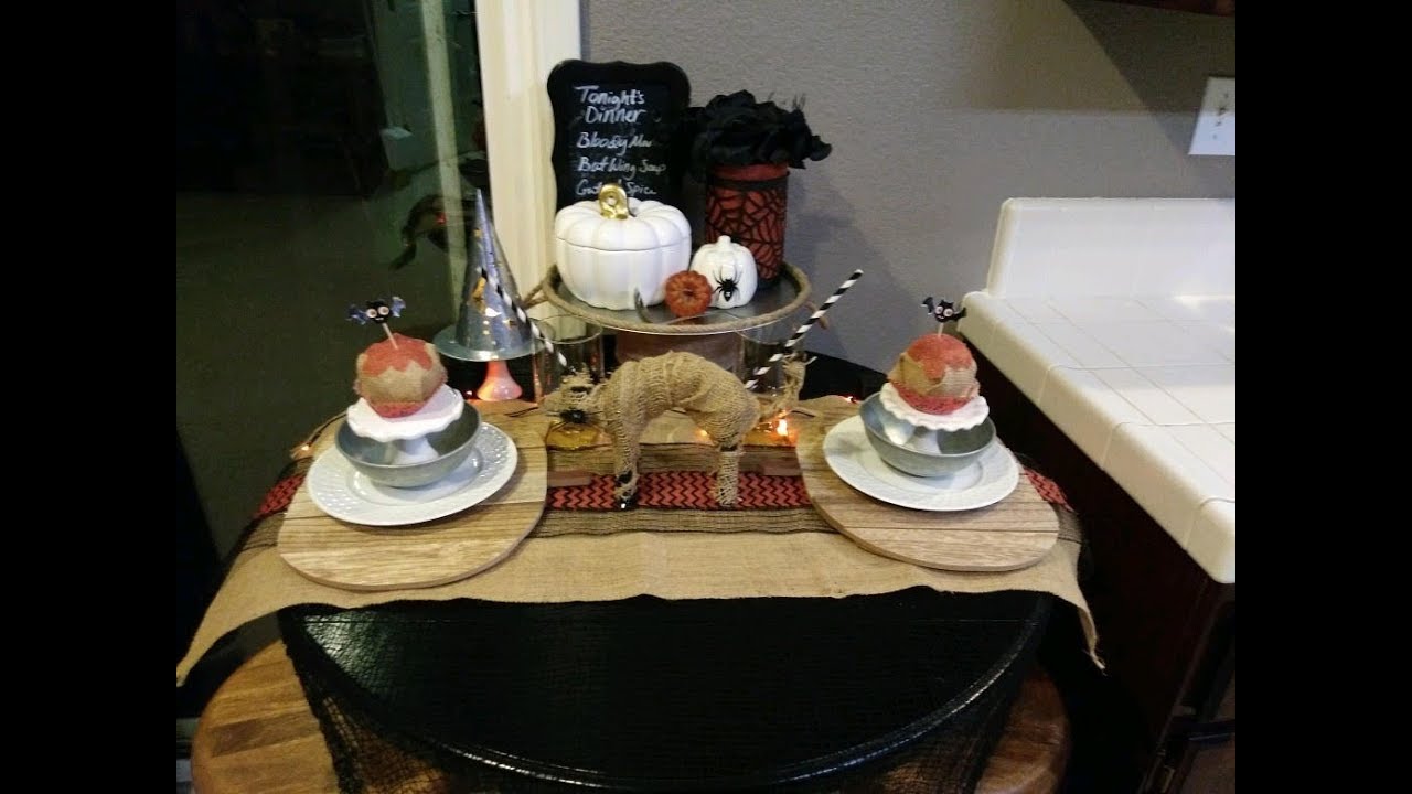 POTTERY BARN INSPIRED HALLOWEEN TABLESCAPE - Hocus Pocus Halloween ...