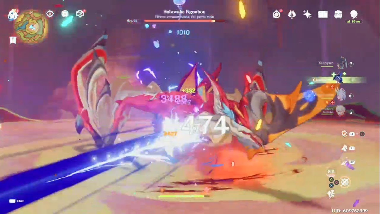 GENSHIN IMPACT (PS4): Contra Holawaka Ngoubou - tails2k - YouTube