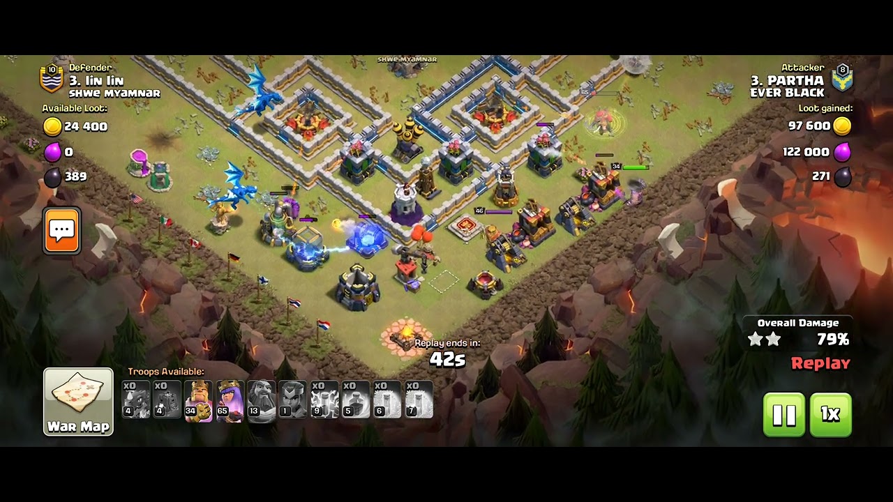 ager attack ta pore reply ta shoot korlam# clash of clans ##JAY GAMING ...