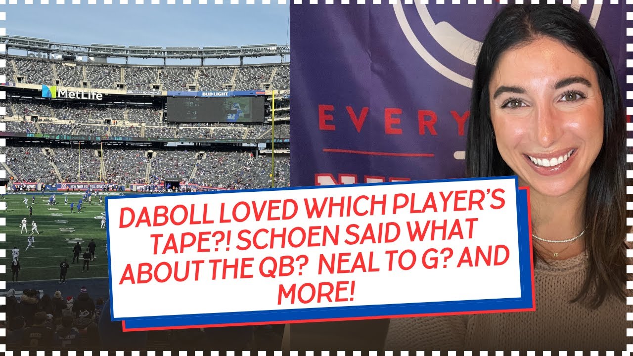NFL Meetings: Schoen said what? Daboll loved who's tape?Wilson starter ...