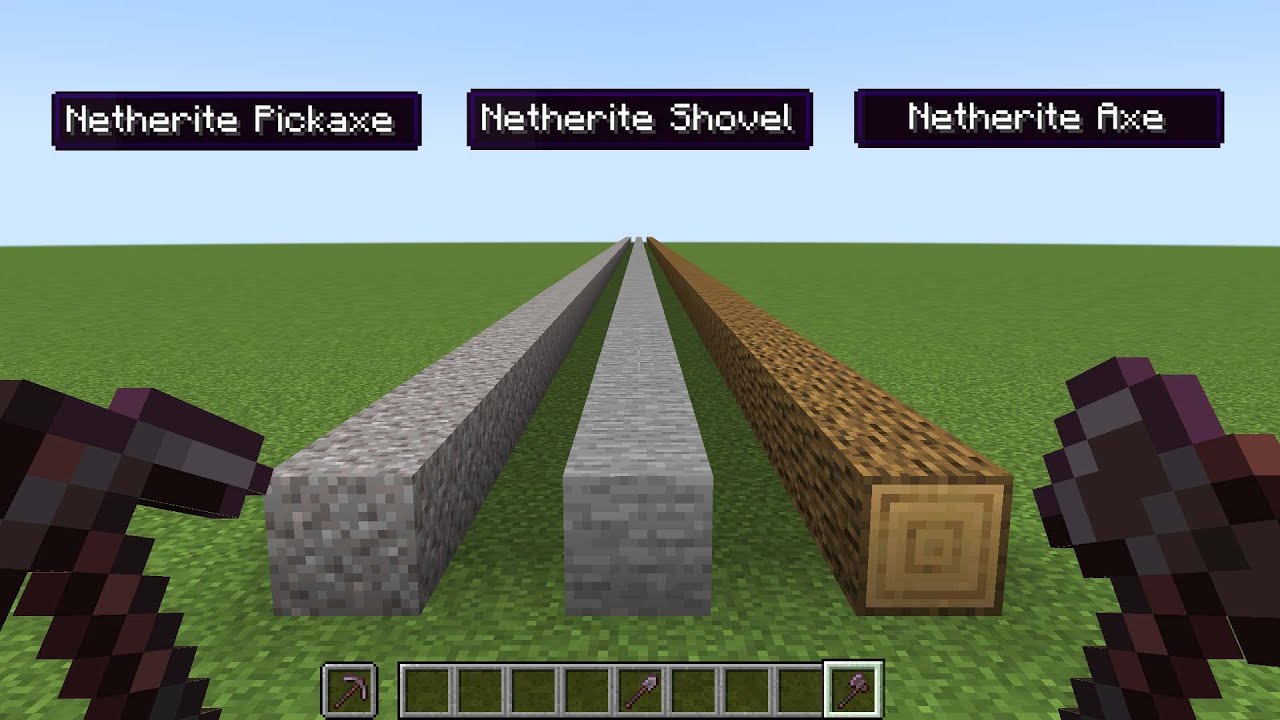 which netherite tool is the fastest? - YouTube