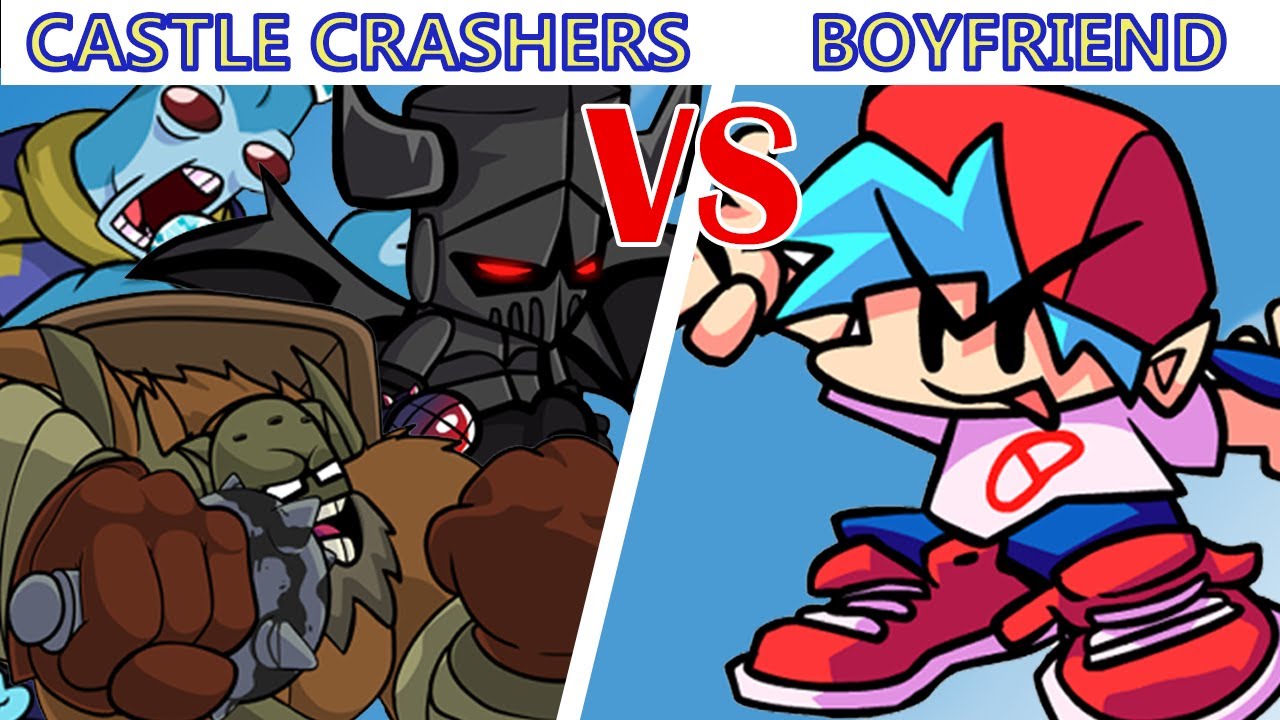 Friday Night Funkin VS Castle Crashers Bosses | Boss Rush (FNF Mod ...