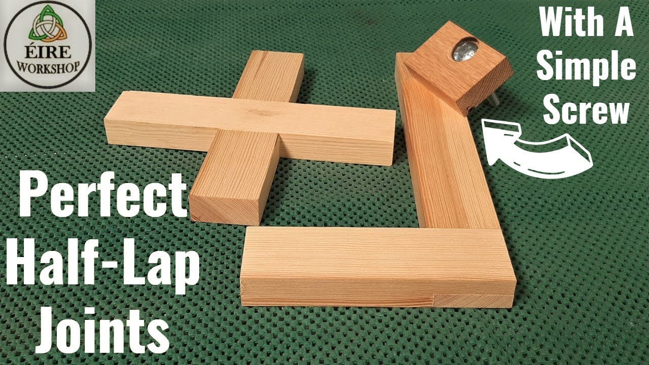 The Secret To Perfect Half-Lap Joints - YouTube