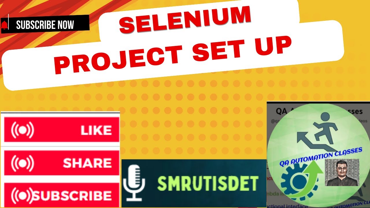 3.Selenium 4 Project Set up - YouTube