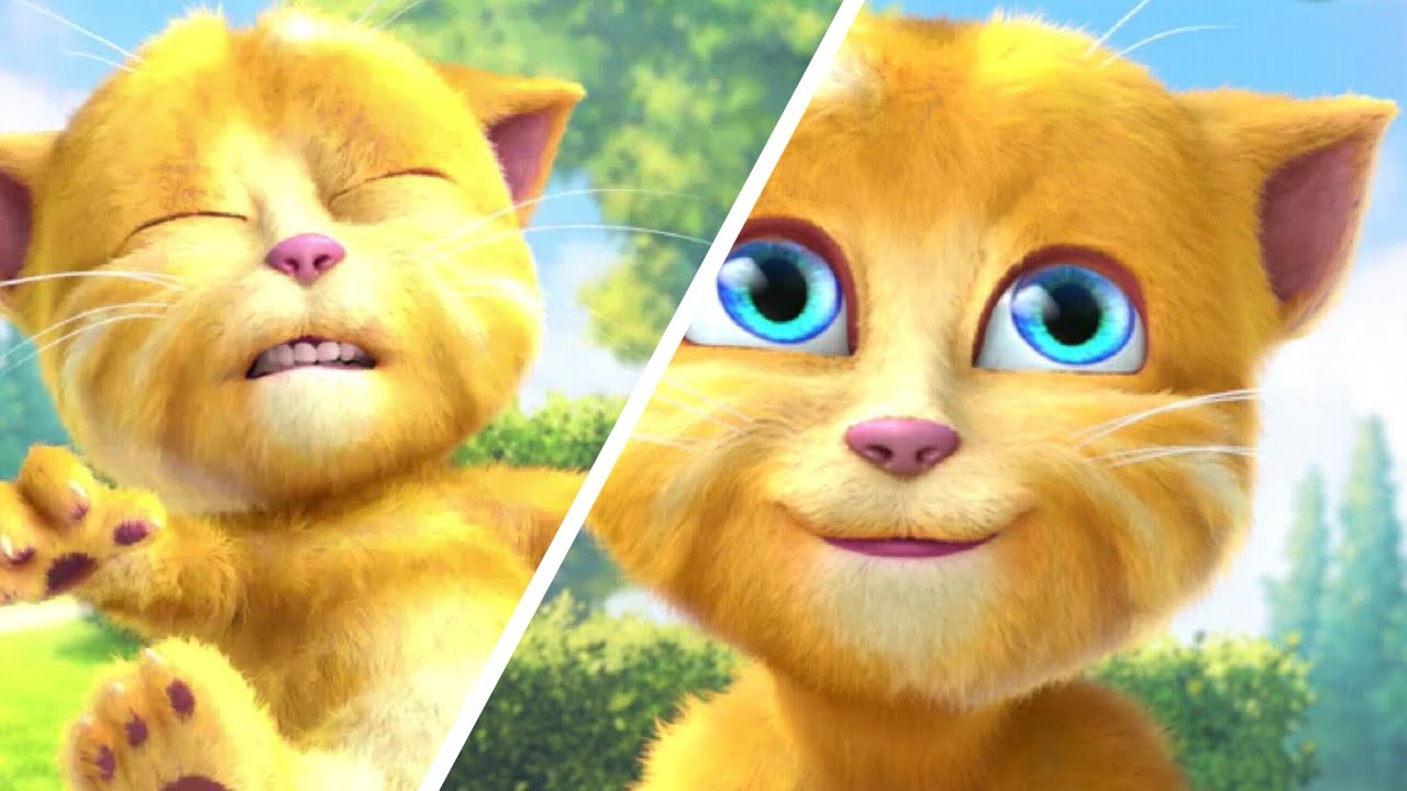 Talking Ginger Eating Ginger 😼 Ginger - YouTube