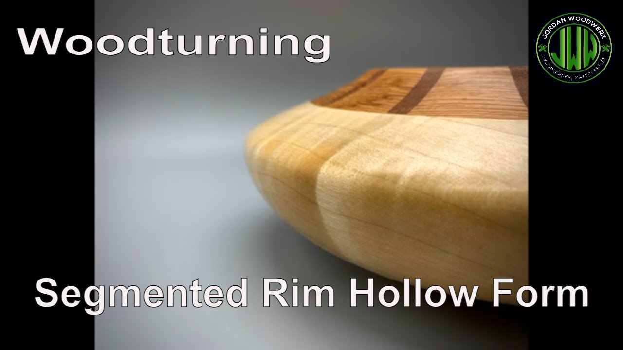 Woodturning -A segmented rim - YouTube