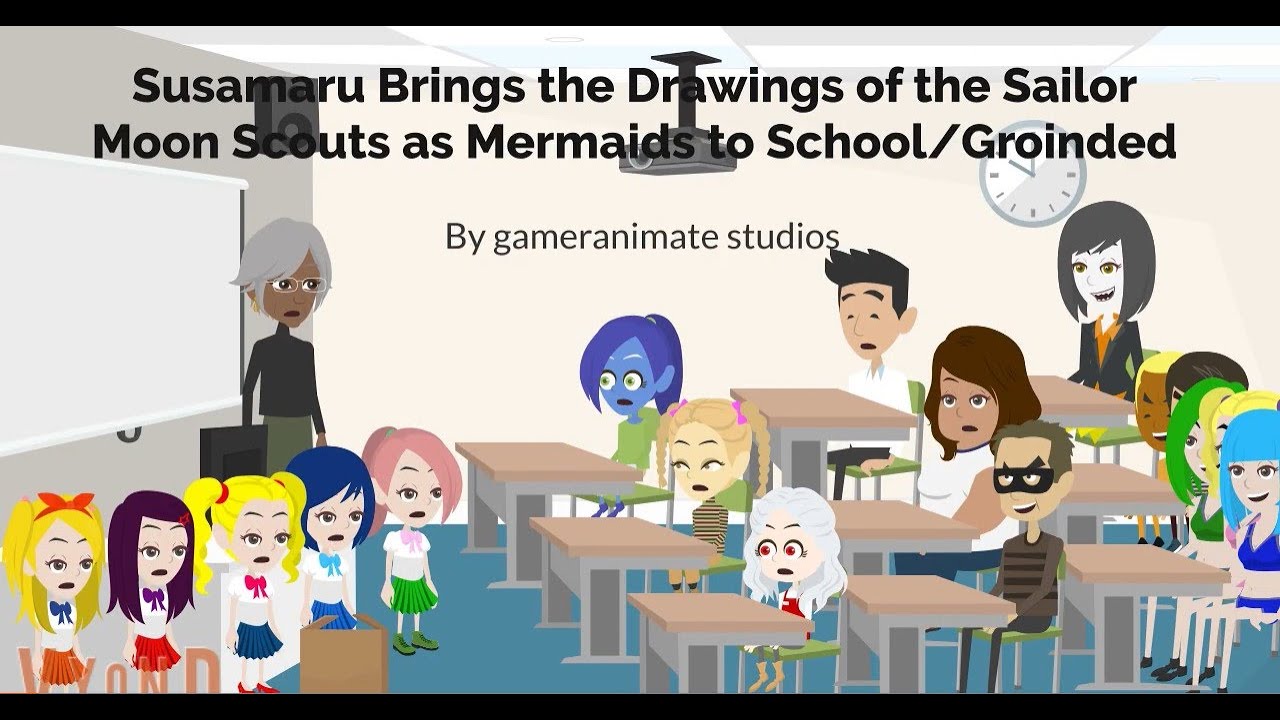 Susamaru Brings the Drawings of the Sailor Moon Scouts as Mermaids to ...