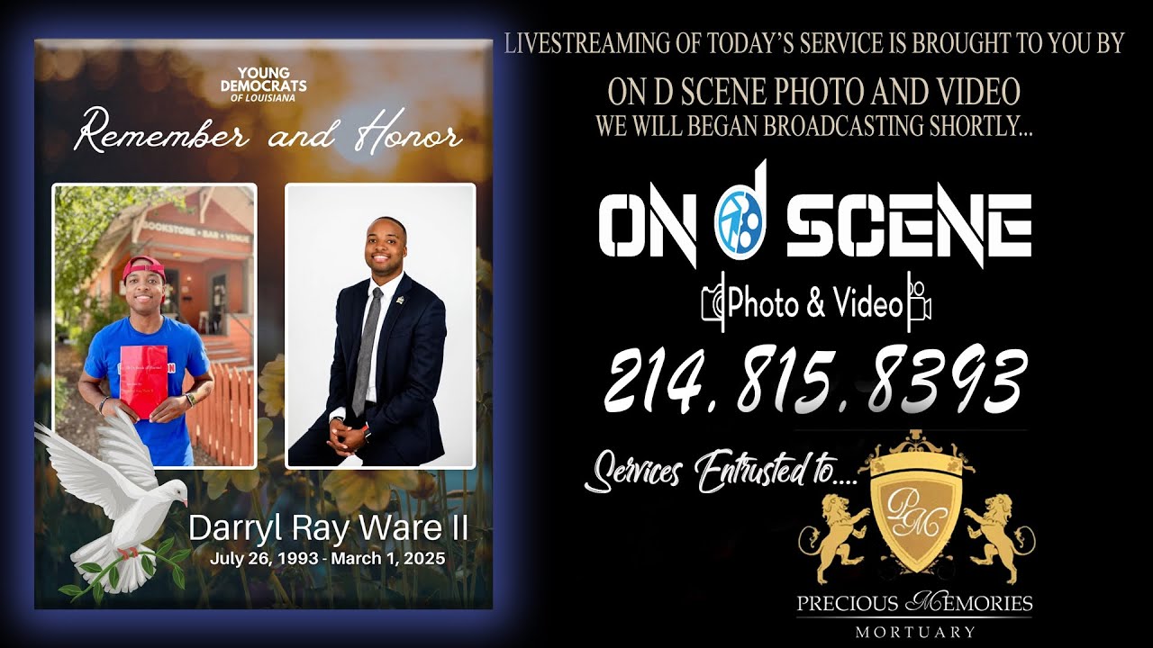 Celebrating the Life of Darryl Ray Ware II - YouTube
