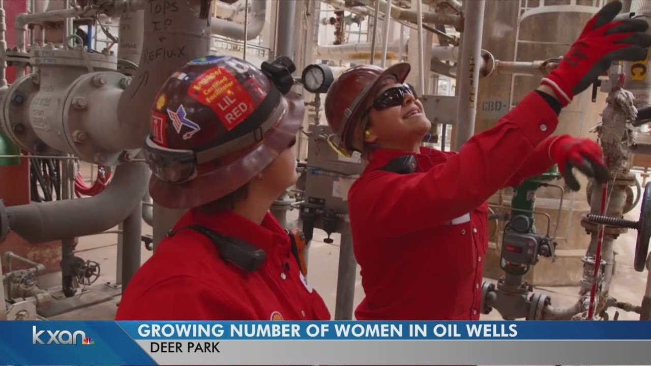 More women moving into the oil industry - YouTube