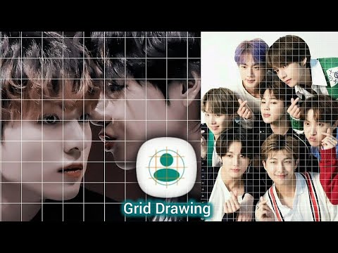 How to use Grid Drawing app for perfect outline - YouTube