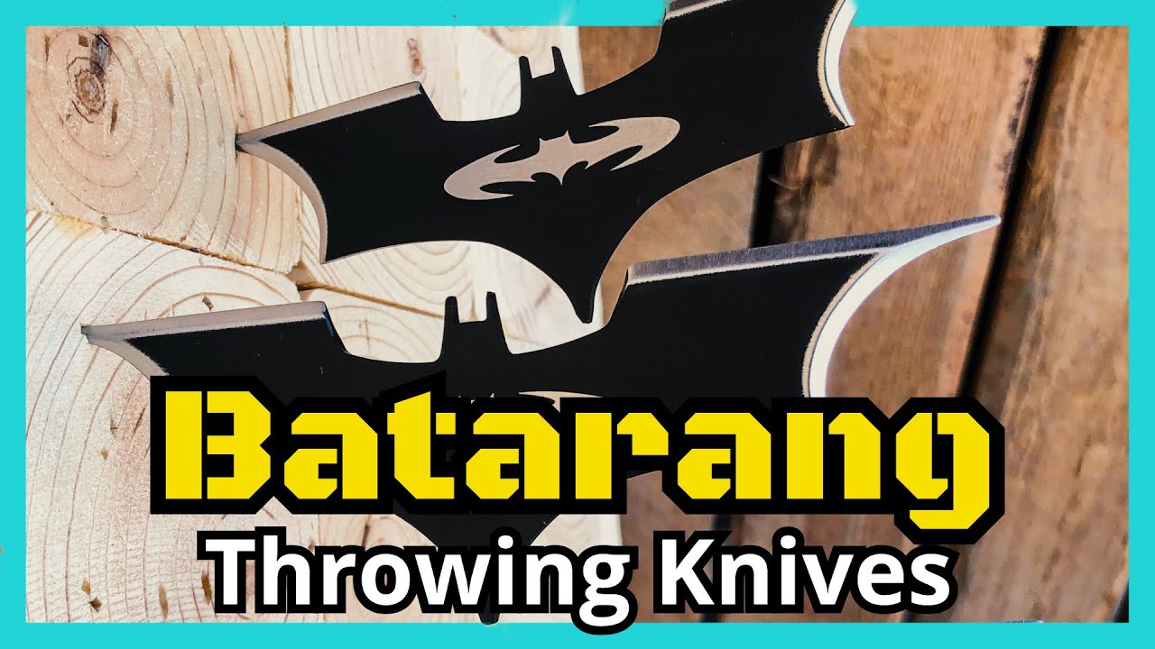 Batarang Throwing Knife Review - YouTube