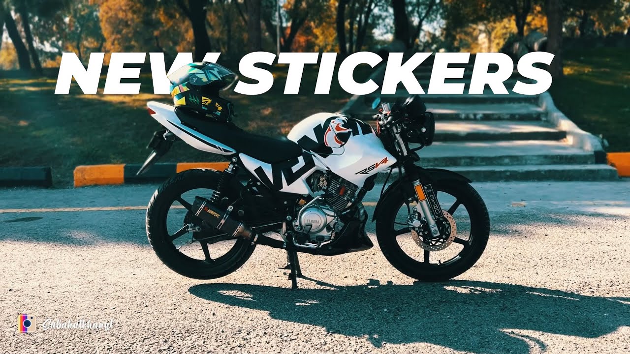 New Graphics for YBR G | Wrapped YBR Stickers | VENOM - YouTube
