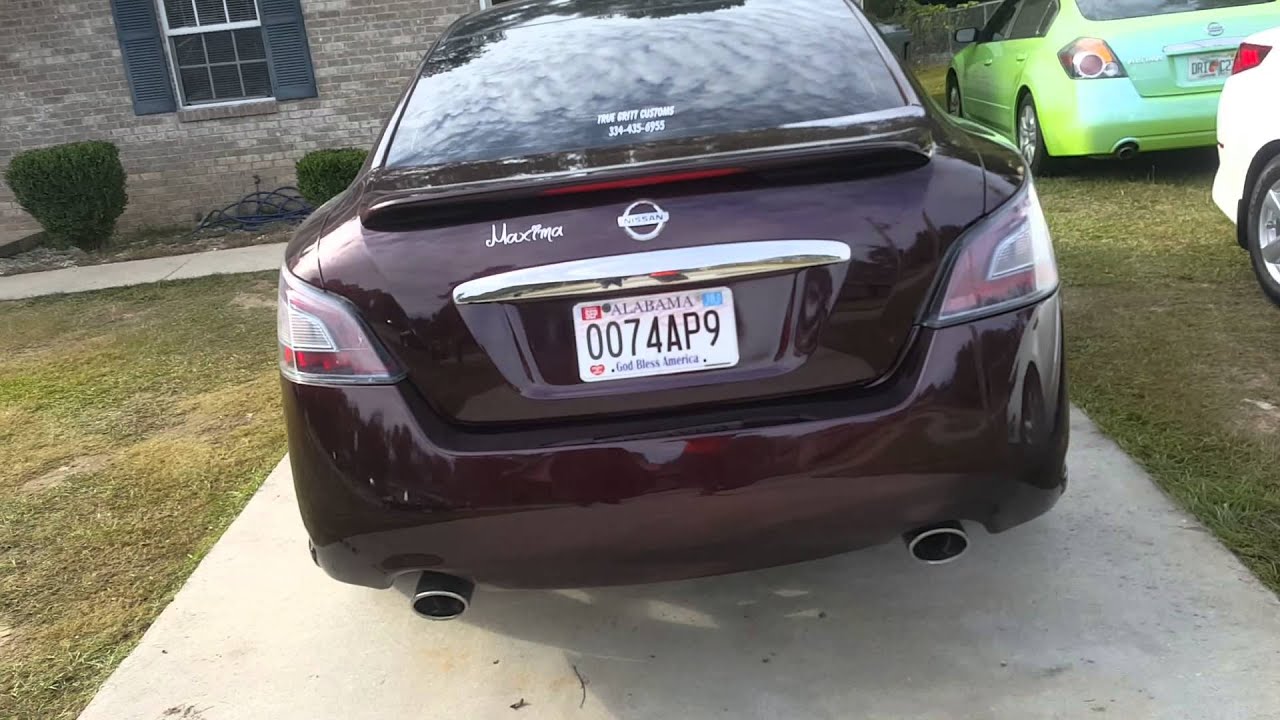 True gritt customs nissan 2012 maxima on 24s - YouTube