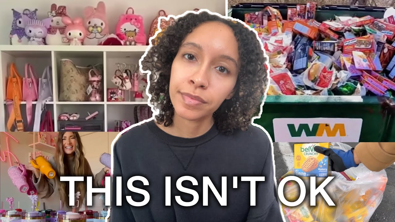 OVERCONSUMPTION VS DUMPSTER DIVING: I FOUND $300 WORTH OF MAKEUP + AN ...