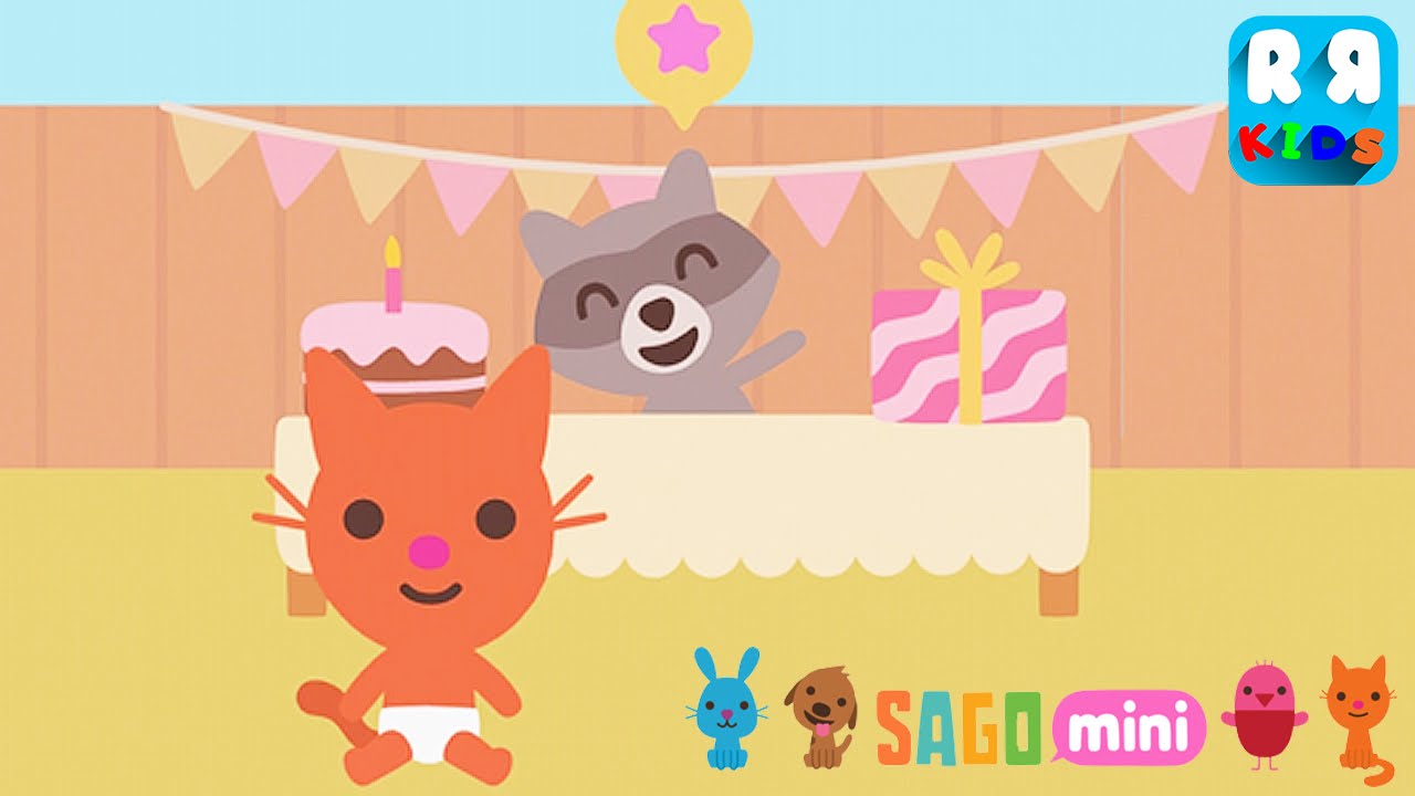 Sago Mini Babies New Update: Happy Birthday! Kiki the raccoon - iOS ...