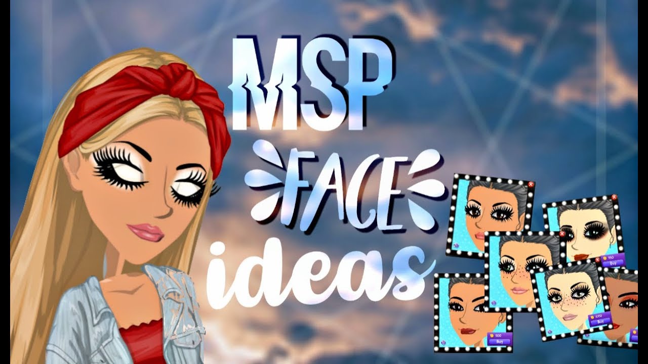 MSP FACE IDEAS NON-VIP AND VIP | msp Jasmin xo - YouTube