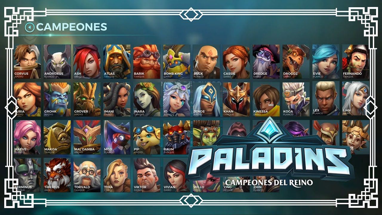 PROBANDO PERSONAJES CAMPEONES | PALADINS - YouTube