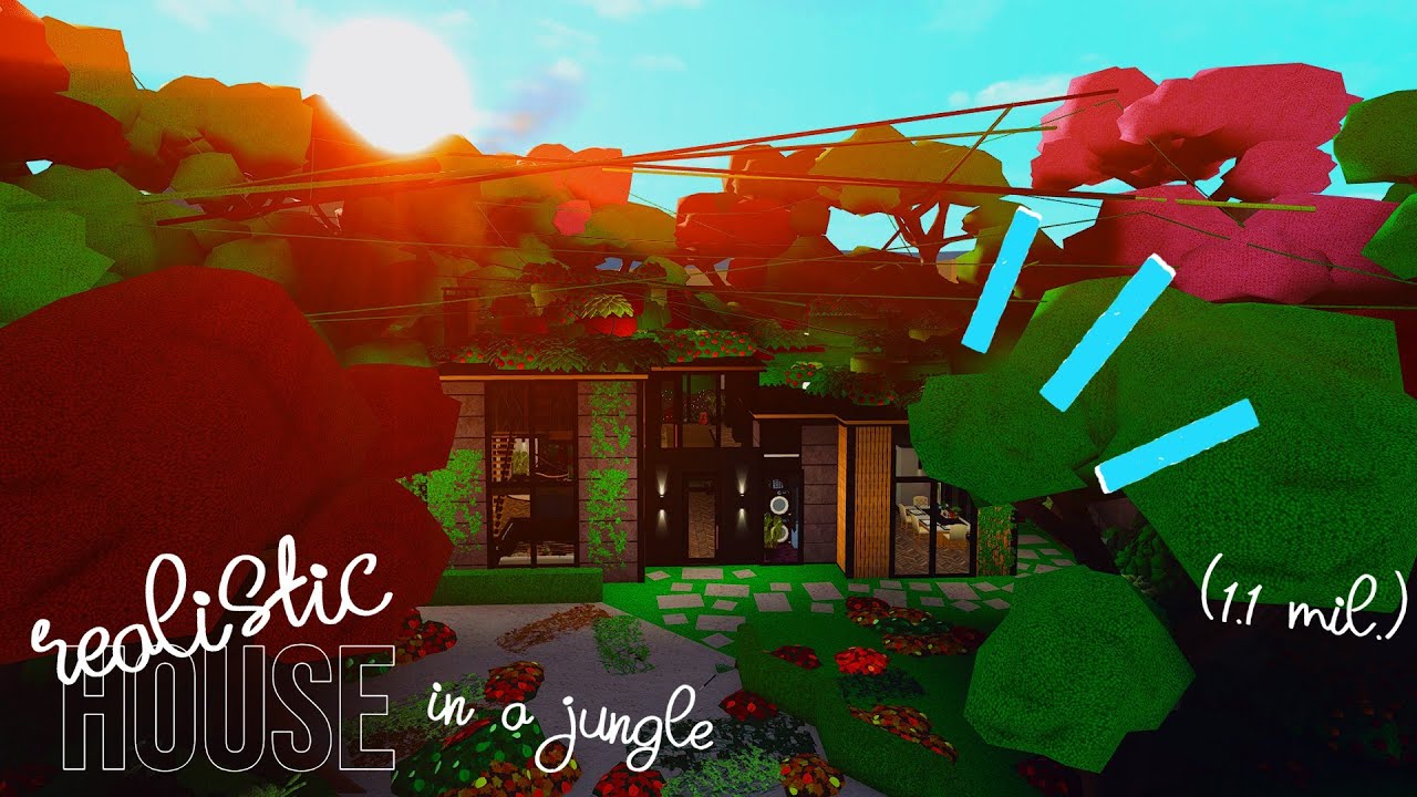 Building A REALISTIC MODERN HOUSE In A JUNGLE bloxburg YouTube building-a-realistic-modern-house-in-a-jungle-bloxburg-youtube