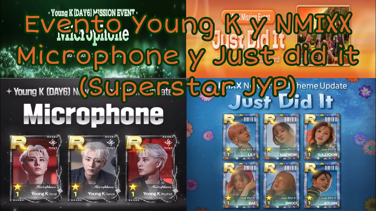 Evento Young K y NMIXX Microphone y Just did it (Superstar JYP) - YouTube