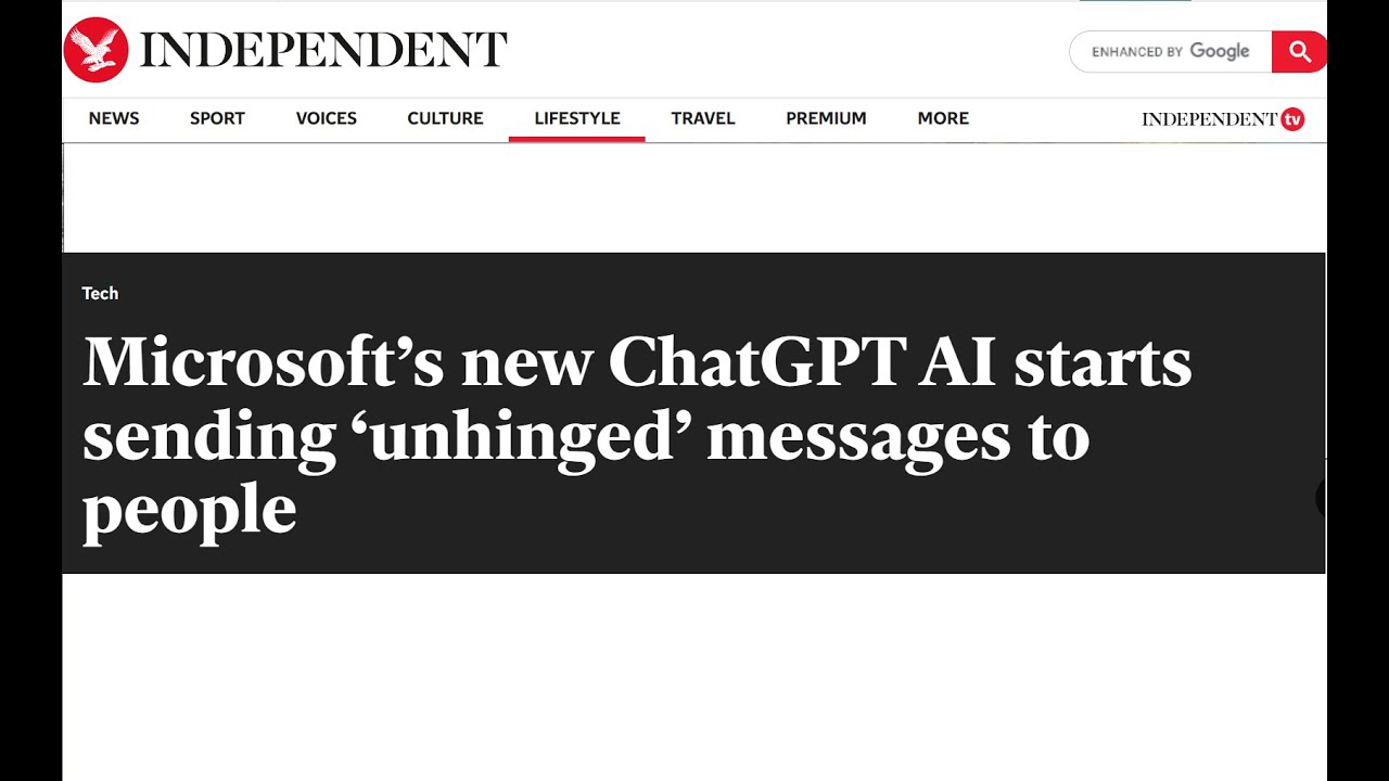 Microsoft’s Bing new Chat GPT AI starts sending ‘unhinged’ messages to ...