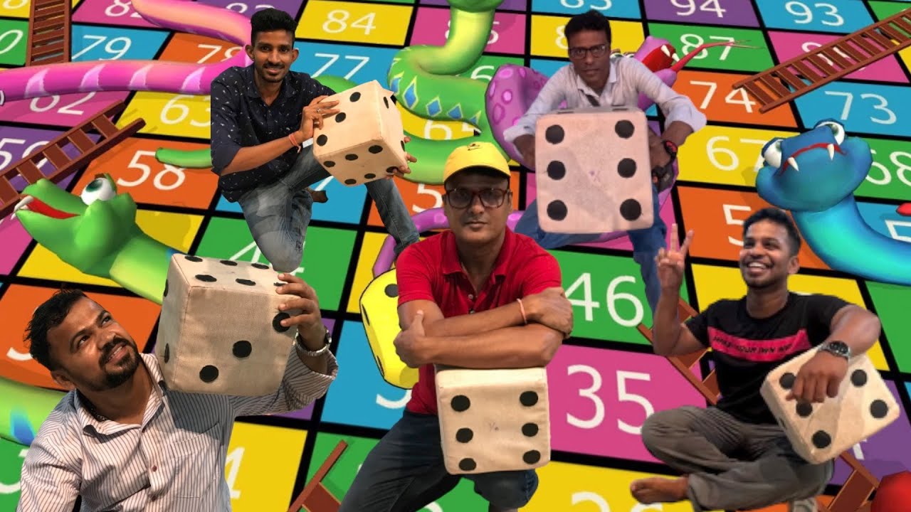 Biggest Snake and Ladder Game चला खेळुया 20 फुटाची अनोखी सापशिडी Saap ...