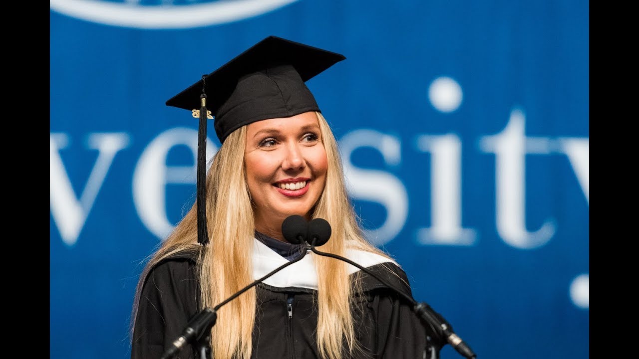 Sarah Mabry, MA'18: "Be the peacemakers the world aches for" - YouTube