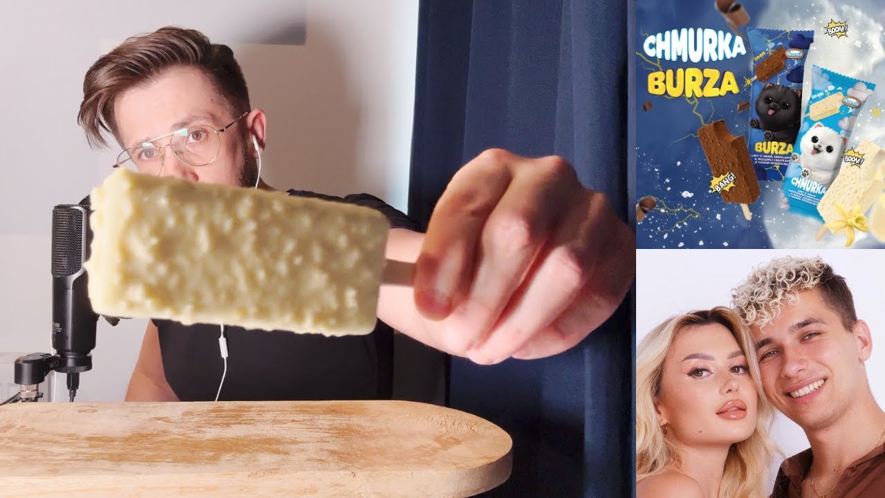 BURZA i CHMURKA, CZYLI NOWE LODY OD FRIZA i WERSOW * MUKBANG * ASMR po ...