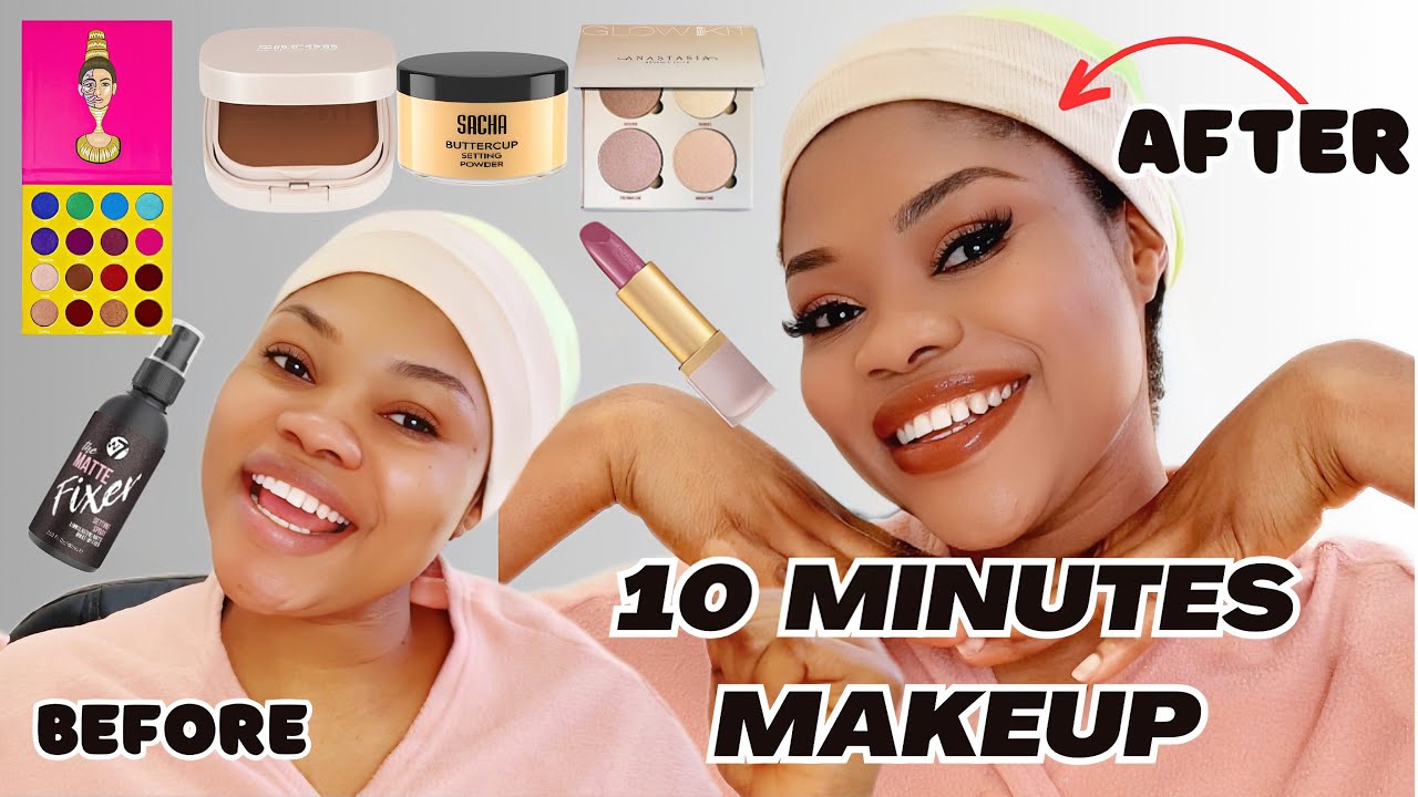 10 MINUTES SIMPLE & QUICK MAKEUP 💄 !!! #beginnerfriendlymakeup - YouTube