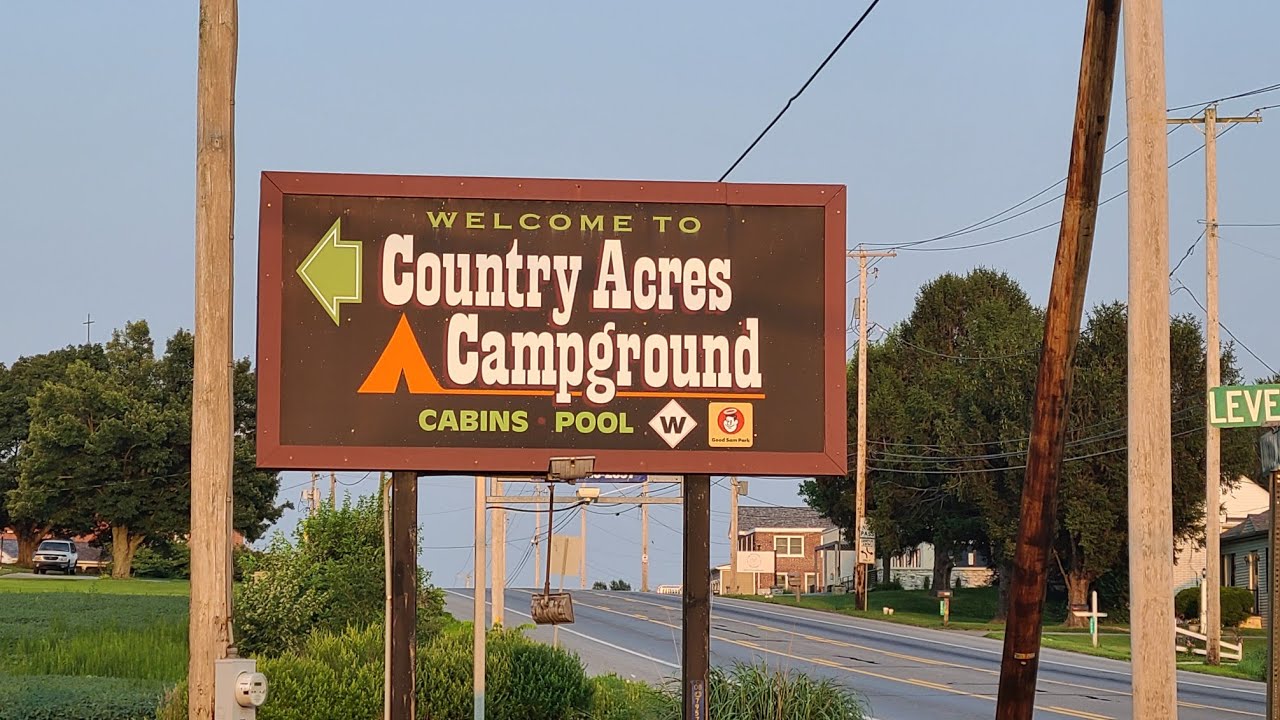 Country Acres Campground Gordonville, Pennsylvania - YouTube