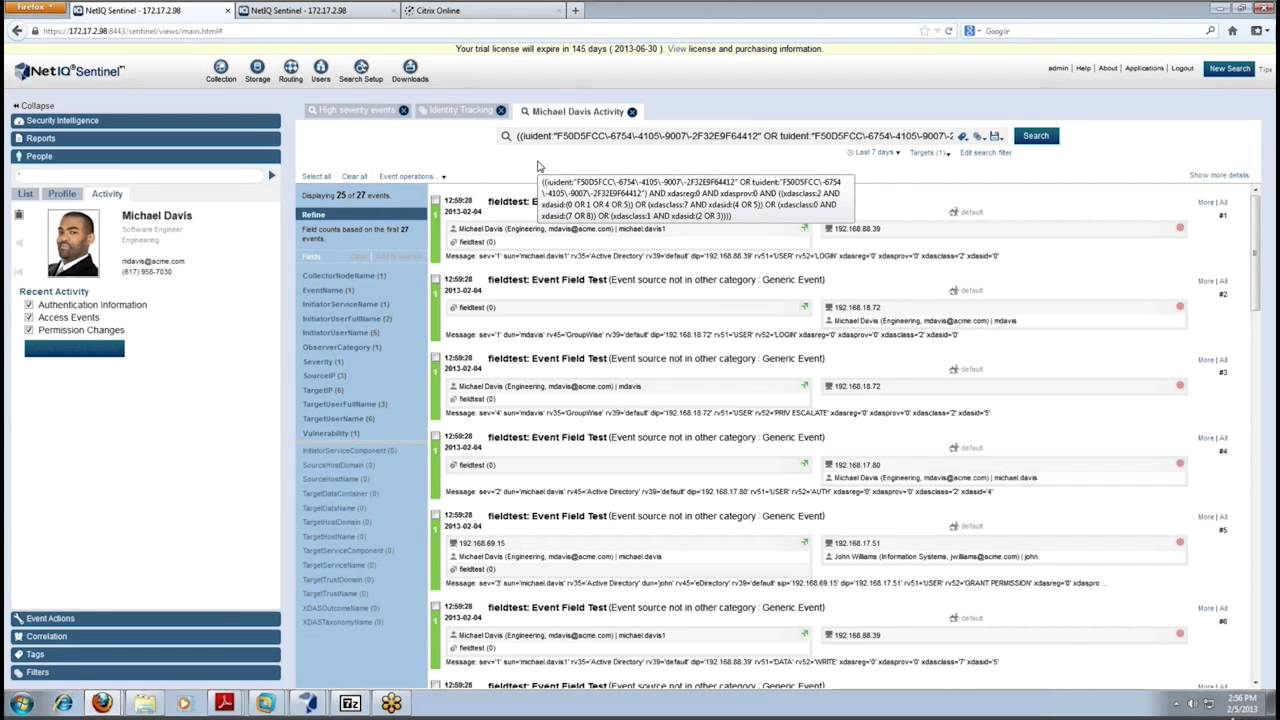 Netiq Identity Tracking For Identity Manager Understand Resource Utilization Demo Youtube