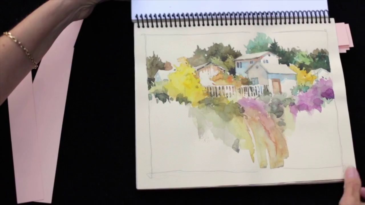 Sketchbook Tour By Watercolor Artist Brenda Swenson Youtube