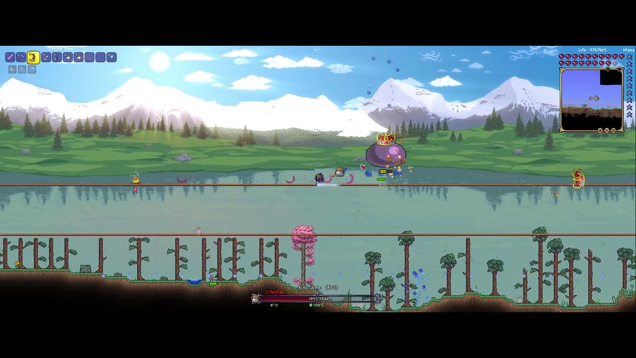 King Slime | Fargo's Soul Mod | Eternity Mode | Terraria - YouTube