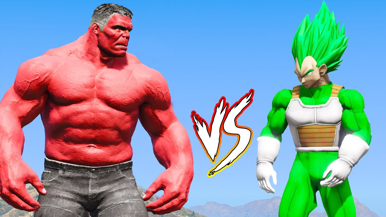 HULK vs VEGETA - GTA V - YouTube