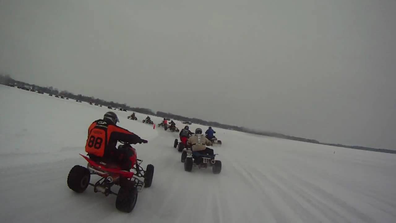 SWIRA Ice Race Oval Final Studded Open Class Rolling Start -- February ...