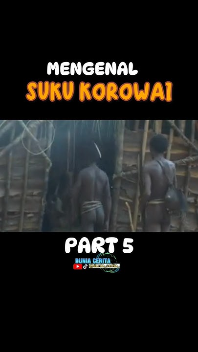 SUKU KANIBAL | SUKU ASLI PAPUA | SUKU PRIMITIF | MENGENAL SUKU KOROWAI PART 5 #primitive #papua ...