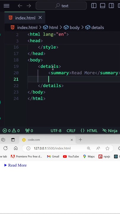 Html Read More Coding Frontendwebdeveloper Softwaredeveloper Frontend Webdeveloper Youtube