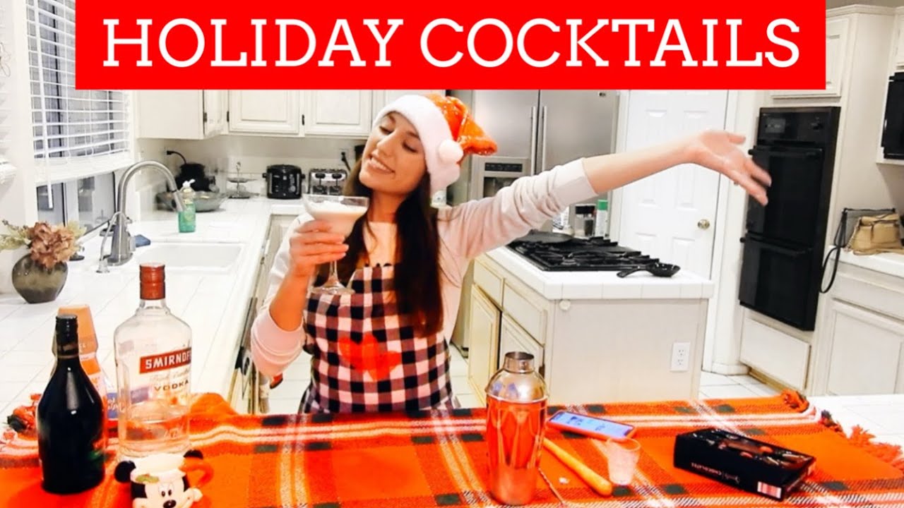 3 Easy Holiday Cocktails Challenge - YouTube