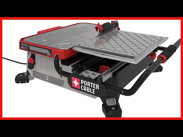 PORTER CABLE Wet Tile Saw PCE980 YouTube