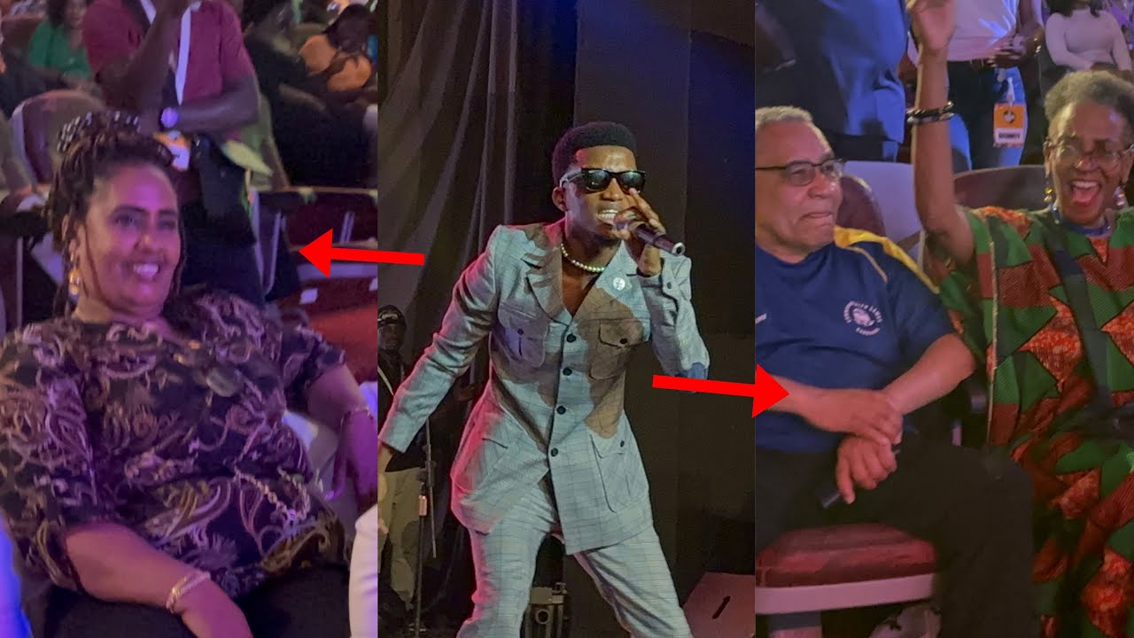 Kofi Kinaata performance at the 13th all African games Akwaaba night ...