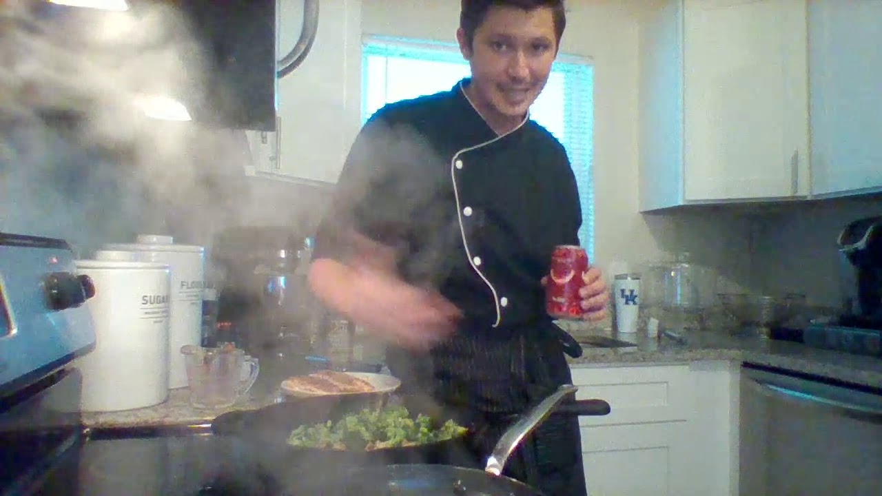 Cooking Demonstration Kyle Roach - Seared Chicken w/ Rosemary Fig Reduction Sauce - YouTube