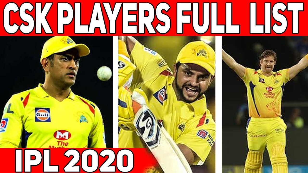 IPL 2020 CSK Retained players list | Chennai Super Kings | #nettv4u ...