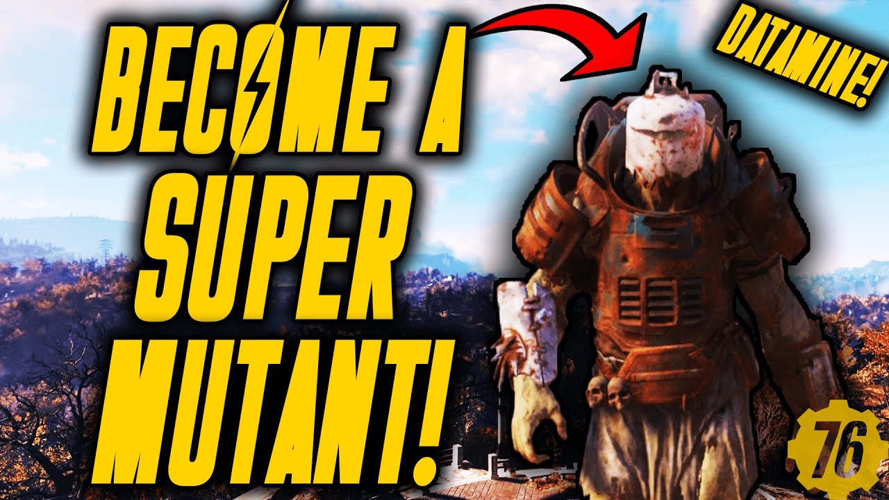 Fallout 76 BE A SUPER MUTANT! + NEW Fasnacht Masks! - YouTube