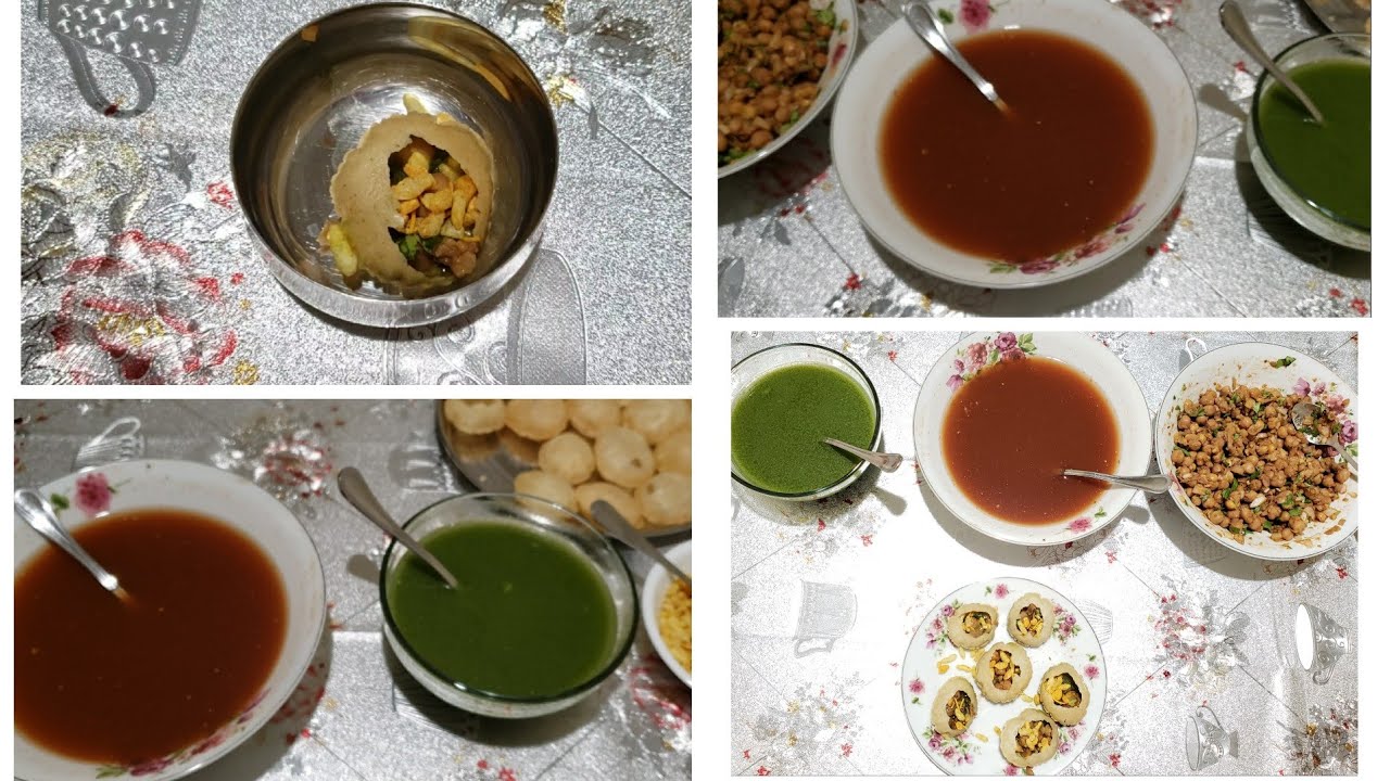 Panipuri ka pani aur choley recipe - YouTube