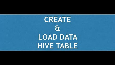 HIVE Tutorials For Beginners - YouTube