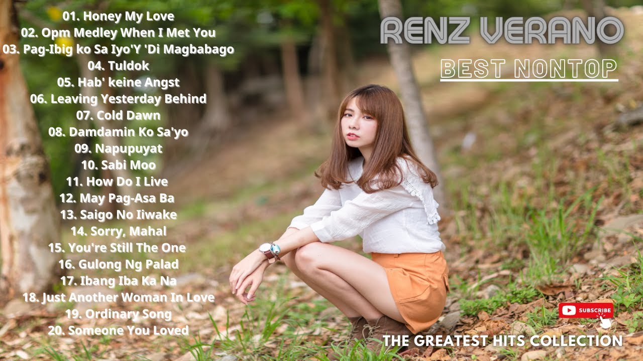 Renz Verano Best OPM Tagalog Love Songs Of All Time 2022 | 💖 Nonstop ...