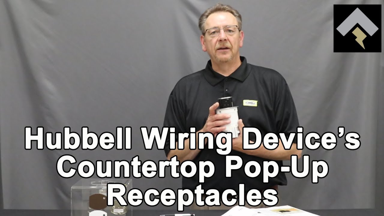 Hubbell Wiring Device’s Countertop Pop-Up Receptacles Features - YouTube