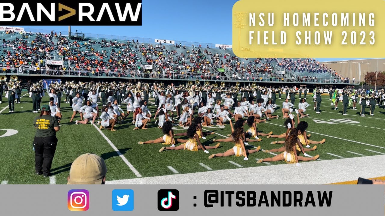 Band Raw || NSU Spartan Legion and Alumni HAFFTIME SHOW || HOMECOMING 2023 - YouTube