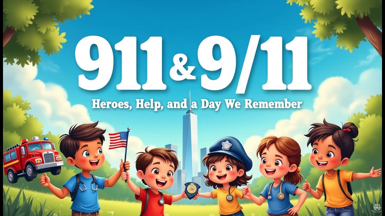 911 & 9/11 Explained for Kids | Heros, Helpers and A Day We Remember ...