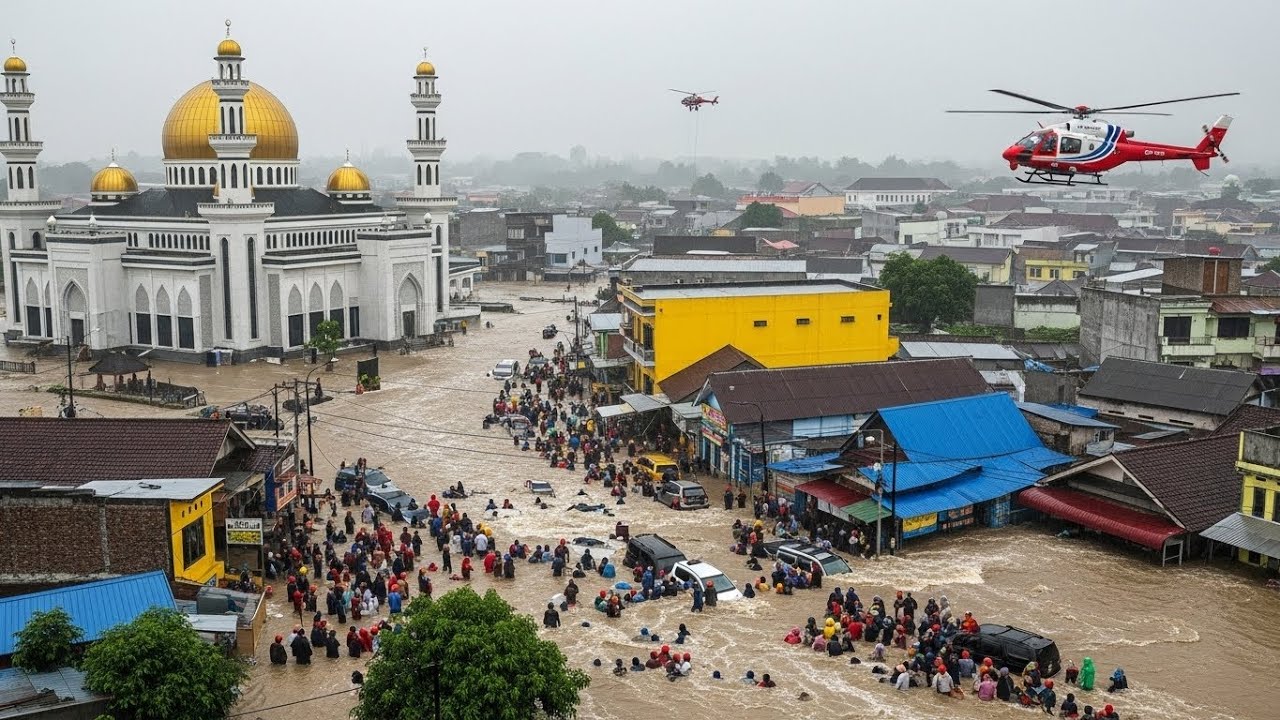 INDONESIA COLLAPSING: Massive Dam Breach & Flash Floods Destroy Padang ...