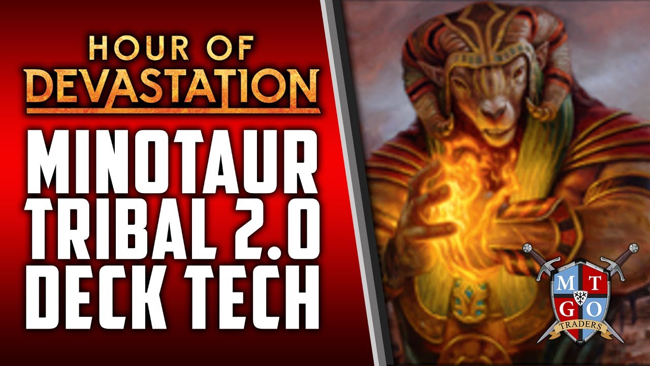 RB Minotaur Tribal 2.0 Hour of Devastation Standard Deck Tech - YouTube